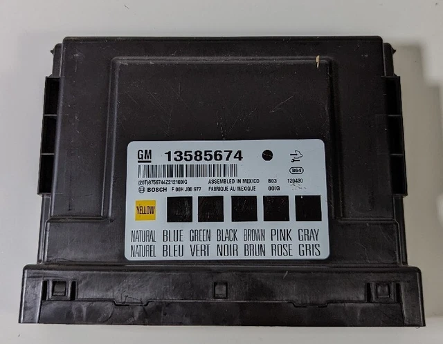 BCM BCU BODY CONTROL MODULE 2014 CHEVROLET Chevy Malibu OEM 13585674 ...