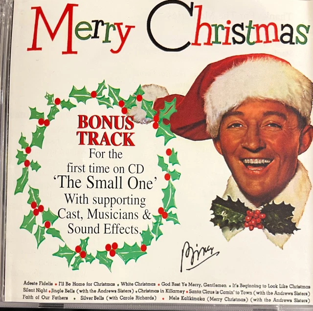 BING CROSBY - Merry Christmas + Thanks For The Memories 2 x CD 1996 MCA ...