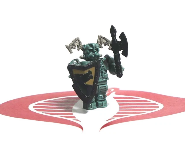MEGA BLOKS CONSTRUX Krystal Wars Knight Minifigure Teal Blue with ...