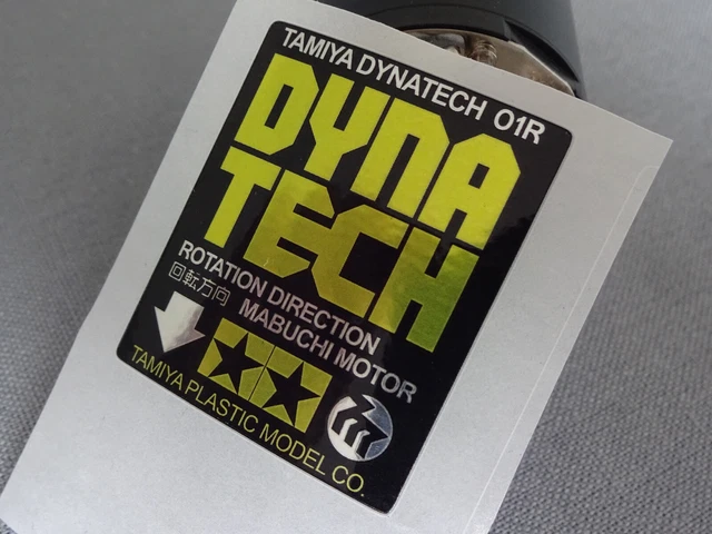 TAMIYA DYNATECH 01R Motor reproduction foil sticker / decal £5.00 ...