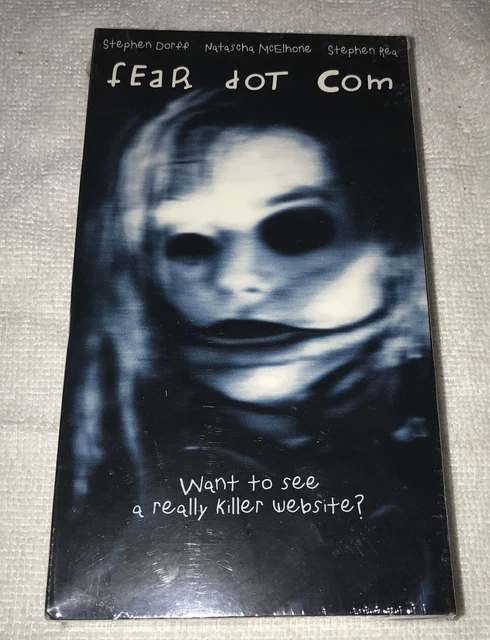 SEALED PLASTIC FEAR Dot Com VHS Tape Warner Bros. Horror Video Movie ...