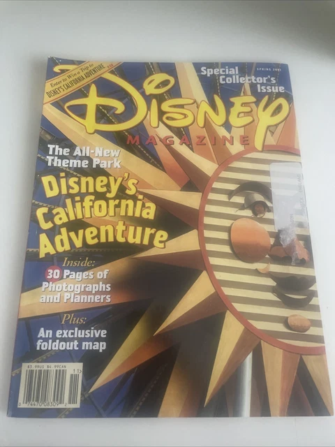 DISNEY MAGAZINE...&DISNEY'S CALIF. Adventure"...Collector's Issue ...