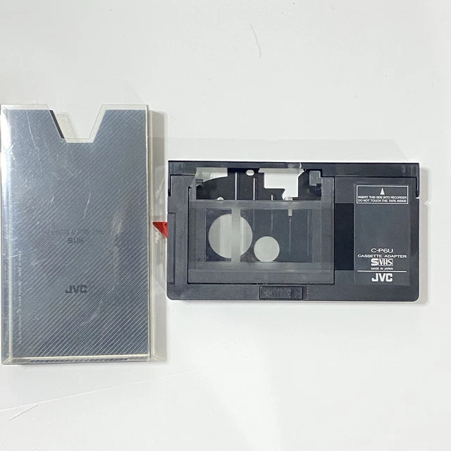JVC C-P6U MOTORIZED VHS Video Cassette Tape Adapter Converter £23.17 ...