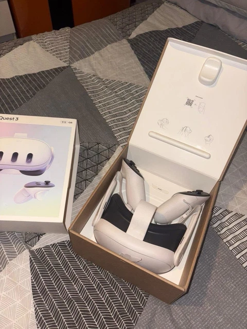 META QUEST 3 Virtual Reality Headset 512GB, 4K £363.68 - PicClick UK