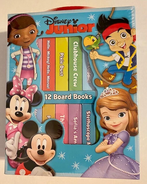 MINI BOARD BOOKS Disney Junior Doc McStuffins Mickey Mouse Sofia Jake ...