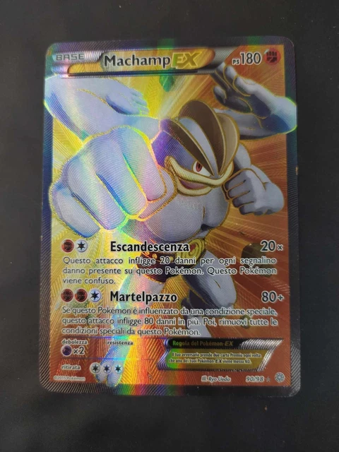 POKEMON MACHAMP EX 90/98 Full Art Antiche Origini Ita EUR 16,99 ...
