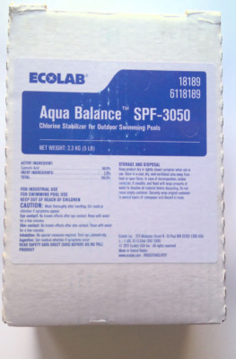ECOLAB AQUA BALANCE Dechlor Reducing Agent 1.4 KG (3 LB) Pack of 2 £25. ...
