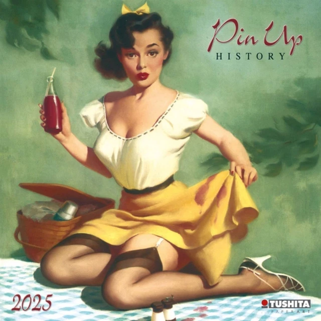 PIN-UP HISTORY KALENDER 2025 | Vintage Pin-Up Girls | Retro Wandkalender | 30x30 EUR 6,95 ...