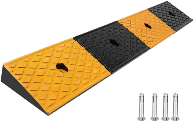 2& RUBBER CURB Ramps Heavy Duty Driveway Curb Ramp 10Ton Sidewalk Car ...