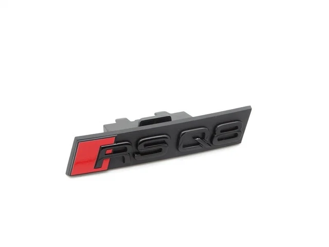 ORIGINAL AUDI RSQ8 RS Q8 Schriftzug Emblem Logo Plakette schwarz ...