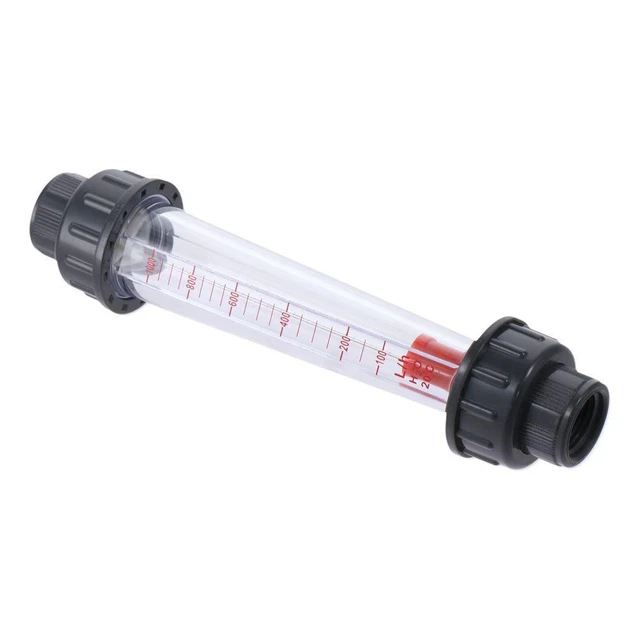 ROTÁMETROS LZS-15D TUBO de plástico Medidor de flujo de agua líquida ...