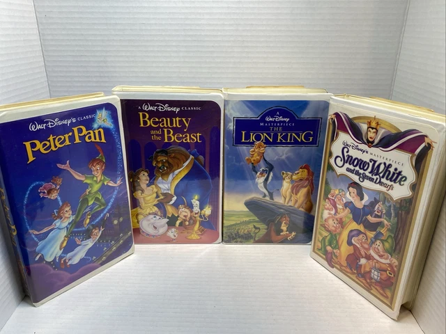 DISNEY VHS TAPES lot ( 4 VHS Tapes) Black Diamond Masterpiece ...