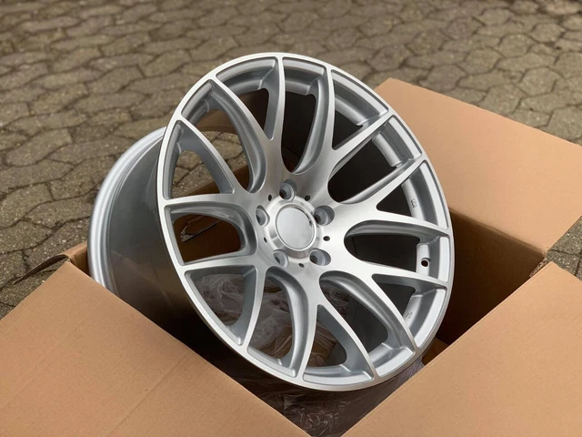 4X ROUES 19& 359M style Concave CSL 5x120 Argent pour BMW E46 E90 F30 ...