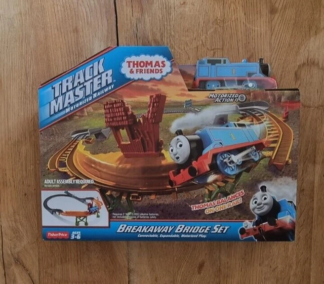 THOMAS AND FRIENDS Trackmaster Motorized Railway Breakaway Bridge Play ...