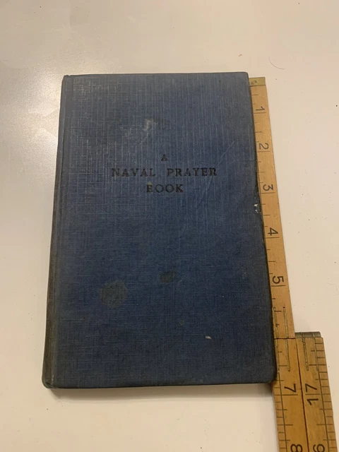 RARE WW2 1942 Royal Navy “A NAVAL PRAYER BOOK” Naval Prison Issue ...