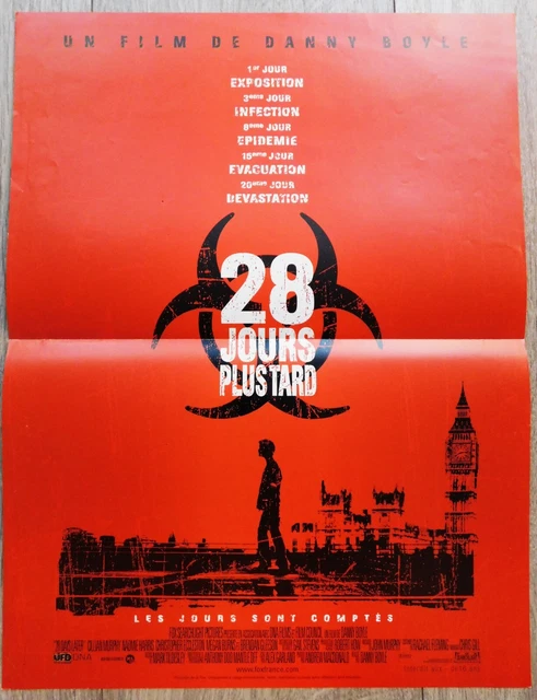 28 JOURS PLUS Tard Affiche ORIGINALE Poster 40/60 15/23 2002 Danny ...