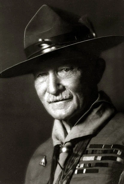 LORD ROBERT BADEN-POWELL, founder of the Scout Movement, 1920 Old Photo ...