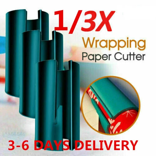1/3X SLIDING WRAPPING Paper Cutter Craft Seconds Wrap Paper Christmas ...