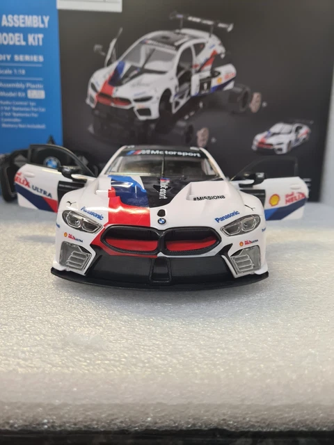 BMW M8 GTE Remote Control build Assembly Model Car Kit 1:18 80445A627A0 ...