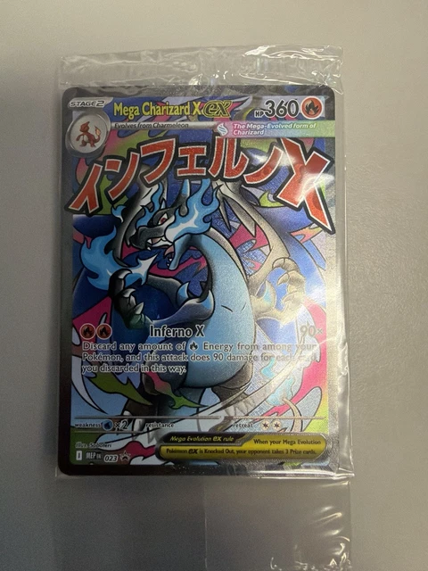 POKEMON MEGA CHARIZARD x Ex Phantasmal Flames UPC And Oricorio Ex Promo ...
