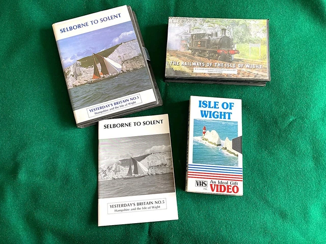 VINTAGE ISLE OF WIGHT VHS VIDEOS Selborne to Solent. Railways of...+ £3 ...