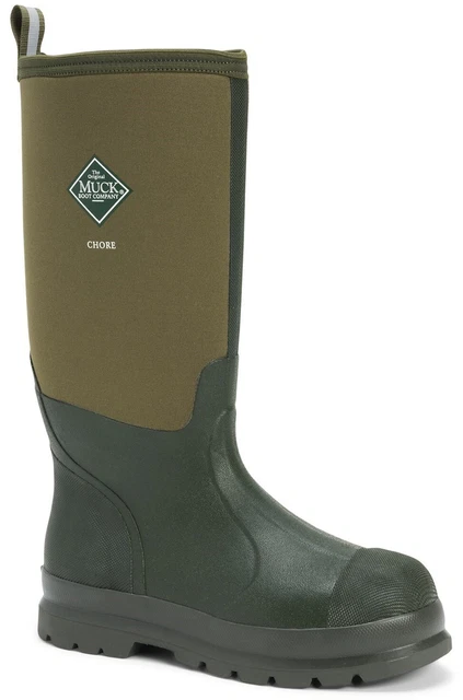 MUCK BOOT MENS Wellies Chore Classic Hi Slip On moss UK Size £139.00 ...