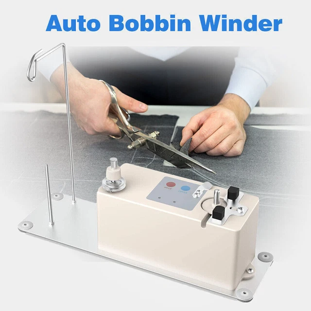BOBBIN WINDER & Thread Stand Universal Automatic For Industrial Sewing ...