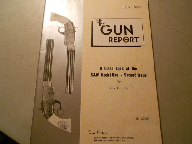 THE GUN REPORT TGR Magazine July 1969 S&W Model One Second Issue 2nd £7 ...