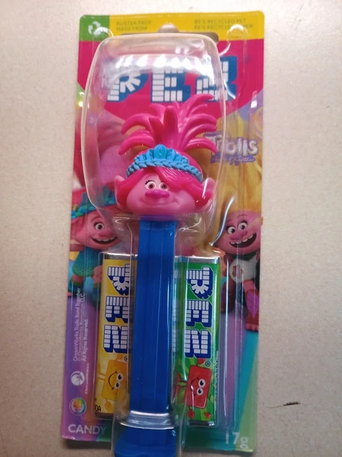 POPPY TROLLS Band Together Pez Dispenser 2 Packs Of Tablets Suitable 3 ...