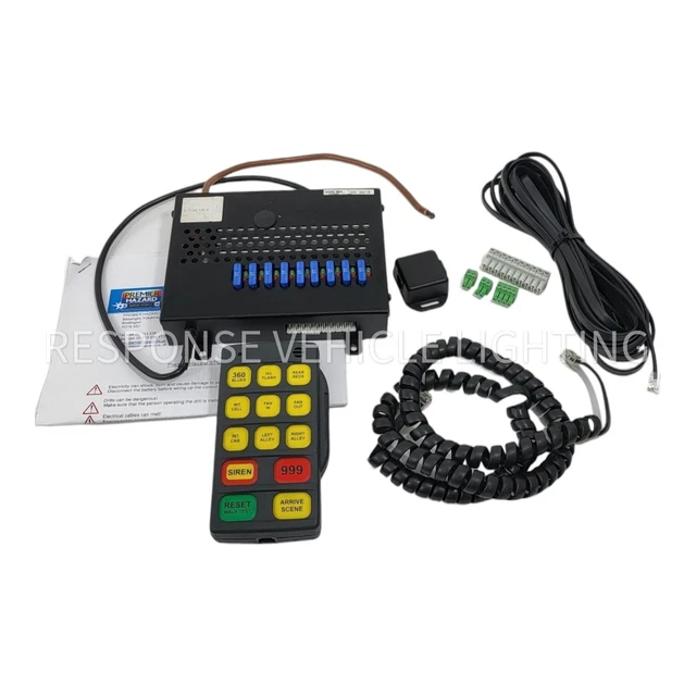 PREMIER HAZARD STC Controller Kit for Lights, Lightbar, Siren, Switch ...