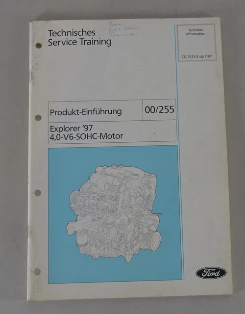 SERVICE TRAINING TECHNICIEN Information Produkt Lancement Ford Explorer ...