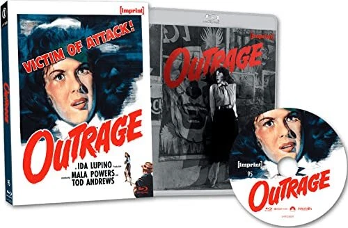 OUTRAGE (BLU-RAY) MALA Powers Tod Andrews Robert Clarke Raymond Bond ...