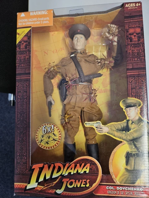 VINTAGE INDIANA JONES 30cm Action Figure Col. Dovchenko with ants in ...