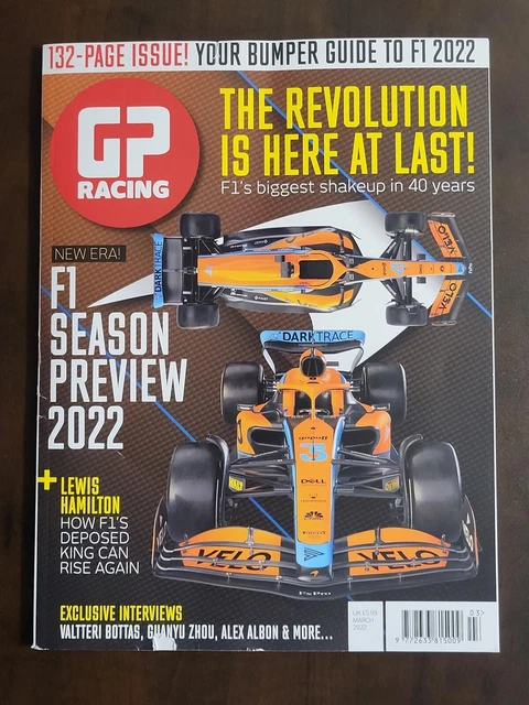 GP RACING MAGAZINE F1 March 2022 Issue Season Preview 132 Pages $9.99 - PicClick CA