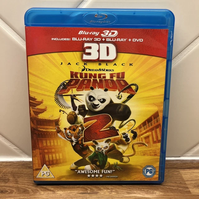 KUNG FU PANDA 2 - Blu-ray 3D + Blu-ray + DVD - 3-Disc Combo Pack (2012 ...