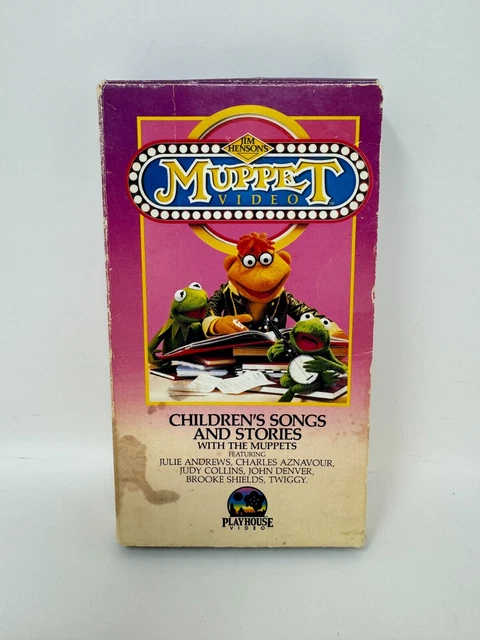 1985 JIM HENSON'S Muppet Video Children's Songs And Stories Rare Vhs 6762 $41.99 - PicClick CA