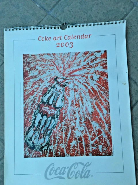 COCA COLA Calendario 2003 Coke Art Calendar EUR 8,00 - PicClick IT