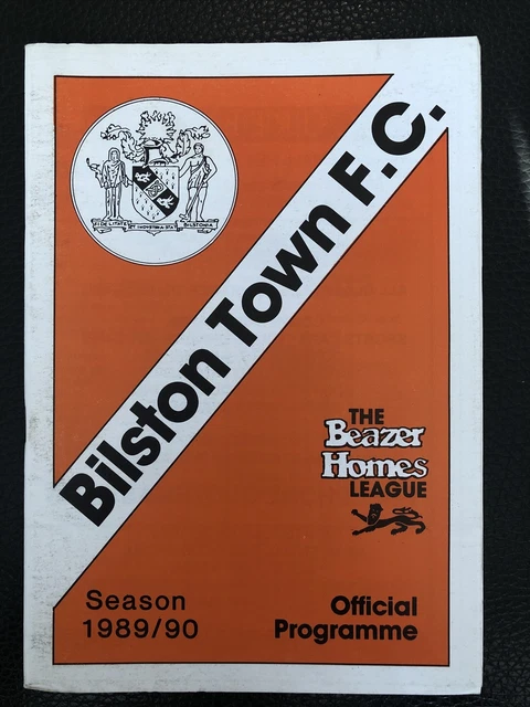 16.4.1990. BILSTON TOWN v Bridgnorth Town (BHL Midland Div). £3.26 ...