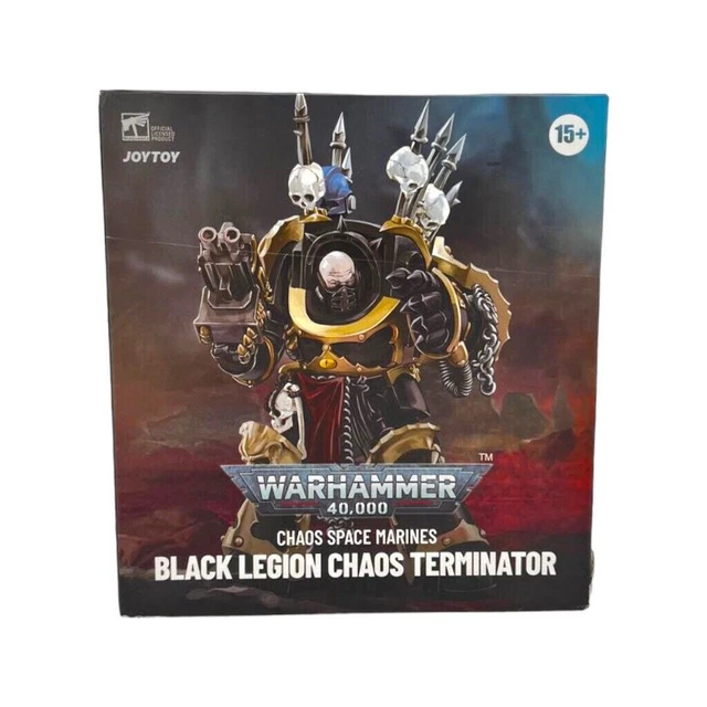 WARHAMMER 40K JOYTOY Black Legion Chaos Terminator BATHALORR 1/18 EUR ...