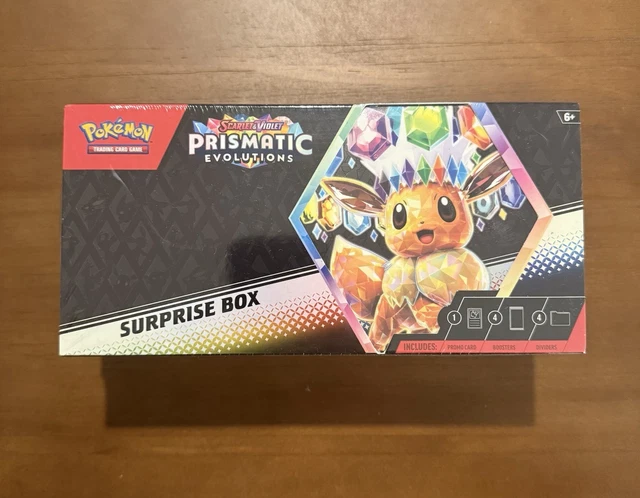 POKÉMON TCG: SCARLET & Violet Prismatic Evolutions Surprise Box - NEW/Sealed £47.52 - PicClick UK