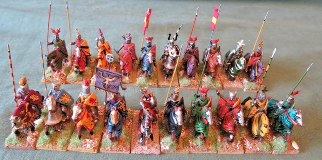 25MM MOUNTED MEDIEVAL Knights painted metal X20 £42.32 - PicClick UK