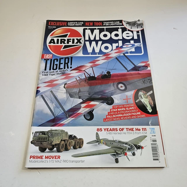 AIRFIX MODEL WORLD Magazine Issue 112 March 2020 Tiger Moth Star Wars ...