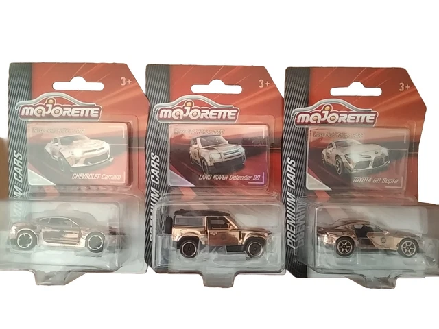 LOT 3 MINIATURES Majorette Rose Gold Edition 2022/2023 Camaro Defender ...