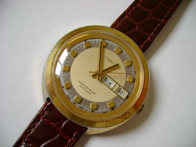 VINTAGE AUTOMATIC TIMEX 1973,Run And Keep Time,Serviced. $60.00 ...