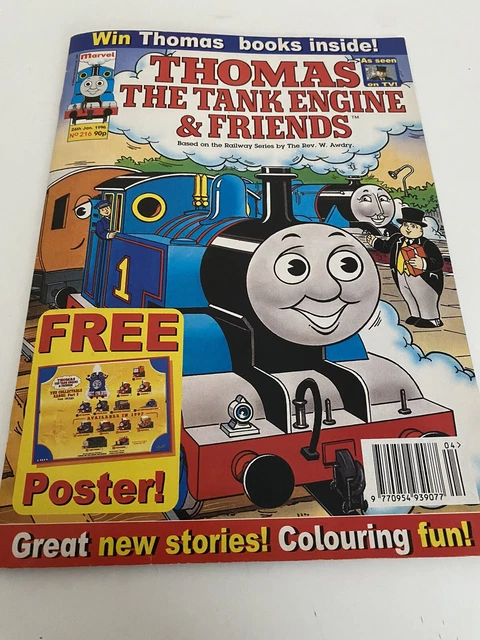 VINTAGE THOMAS THE Tank Engine & Friends Magazine 26th Jan 1996 Issue ...