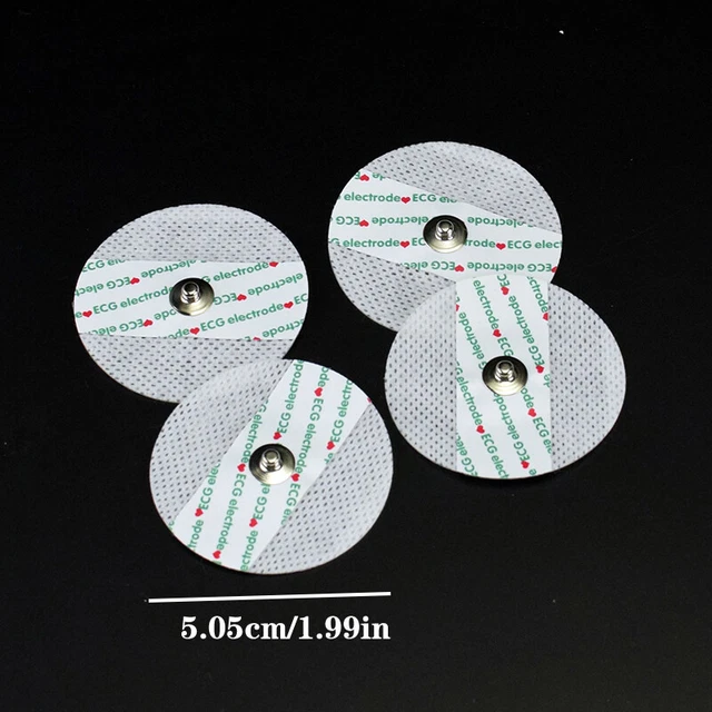 50 PIECES DISPOSABLE ECG Electrodes Medical Electrode Patch EKG ...