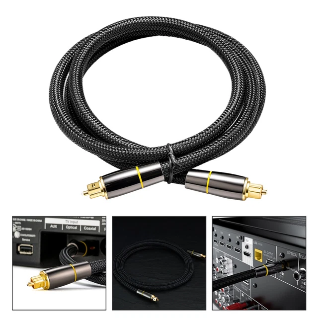 FIBER CORE AUDIO Line Optic Male to Cord Optical Cable Digital £7.79 ...
