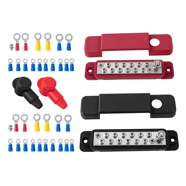 UNIVERSAL MARINE CAR Busbar Power Distribution Block with Terminals $21 ...