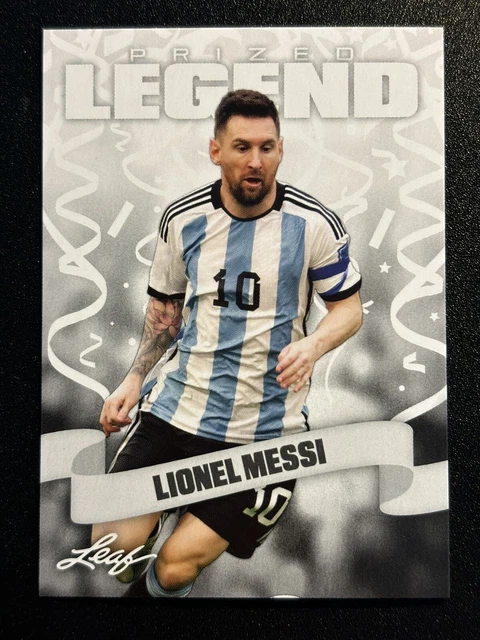 LIONEL MESSI ARGENTINA Inter Miami 2023 Leaf Prized Legend Mint #13 ...