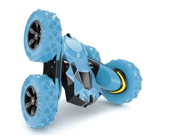 4WD REMOTE CONTROL Stunt Car with 360° Double Side Flips in Blue NEW £ ...